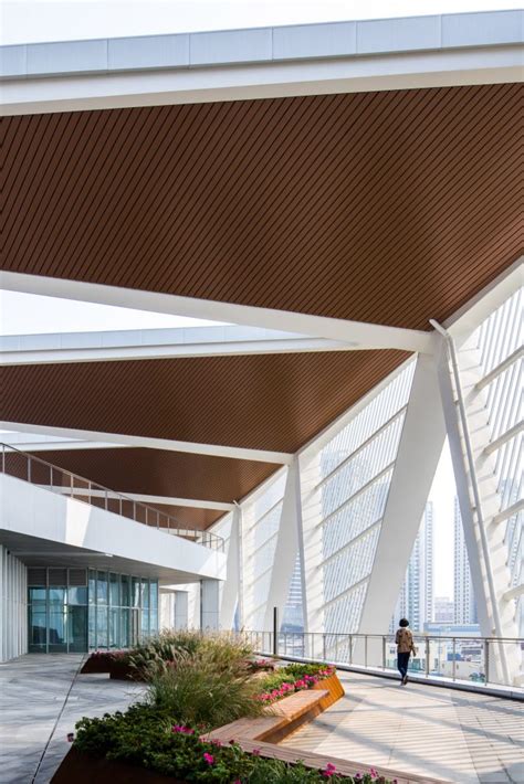 Qingdao Cruise Terminals Angular Facade References Boats Sails