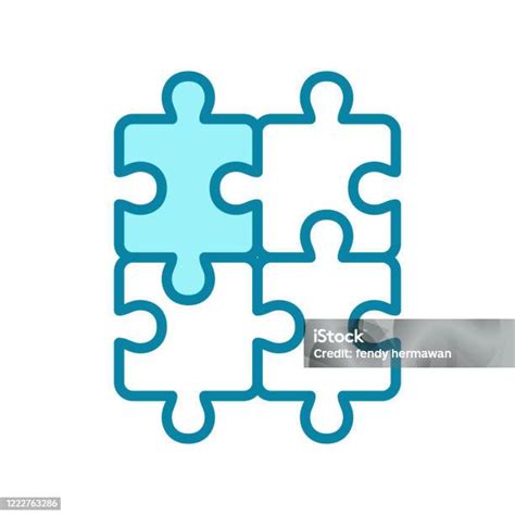 퍼즐 직소 퍼즐 아이콘 벡터 디자인 템플릿 조각그림 맞추기에 대한 스톡 벡터 아트 및 기타 이미지 조각그림 맞추기 아이콘 0명 Istock