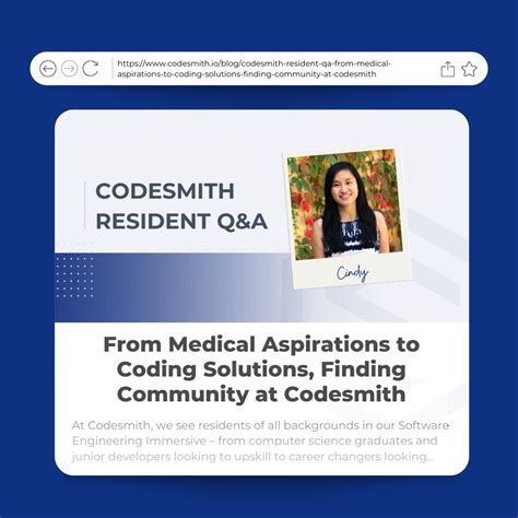 Codesmith On Linkedin Meet Central Time Remote Immersive Resident