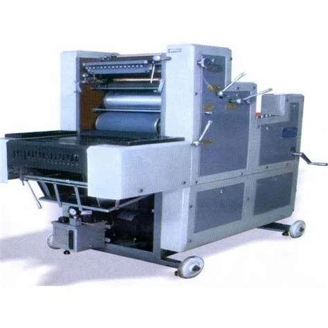 Semi Automatic 2 Color Sheet Fed Offset Presses Capacity 6000 7000