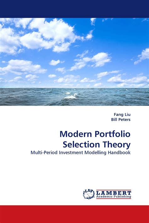 Modern Portfolio Selection Theory 978 3 8443 1415 1 9783844314151