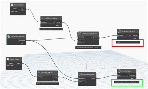 Problem With Structurepartsize Node Returning Null Value Civil 3d