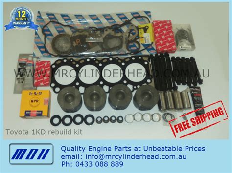 1hz To 1hz T Upgrade Engine Rebuild Kit For Toyota Landcruiser Hzj80 Hzj105 Mr Cylinder Head