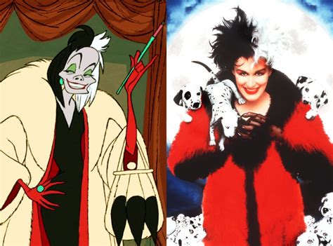 101 Dalmatians From Animated Disney Vs Live Action Disney E News