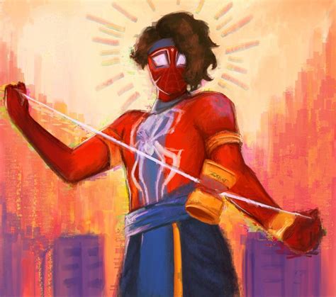 Pavitr Prabhakar Fanart Spider Verse Spiderman Spider