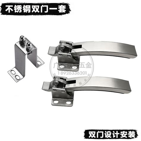 不锈钢重型凸门联动式门锁冷冻库工业烤箱烘箱蒸箱蒸柜安全把手锁 阿里巴巴