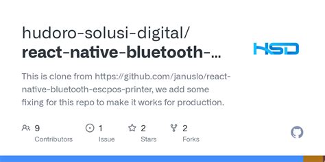 Github Hudoro Solusi Digitalreact Native Bluetooth Escpos Printer This Is Clone From