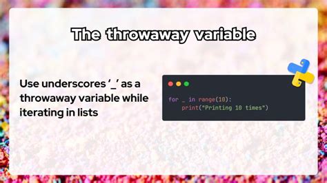 Pratham Prasoon On Linkedin Python Tip 🐍 It Is By Convention That We