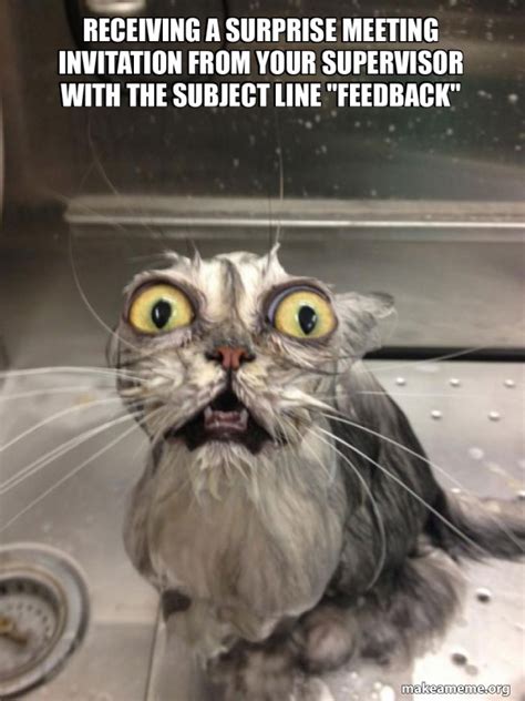Receiving A Surprise Meeting Invitation From Your Supervisor With The
