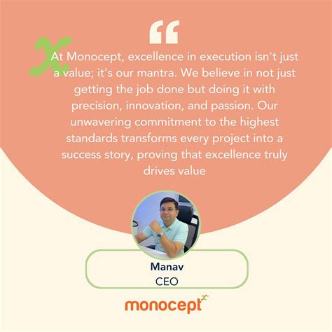 Monocept Ceo On Leadership And Excellence Monocept Posted On The