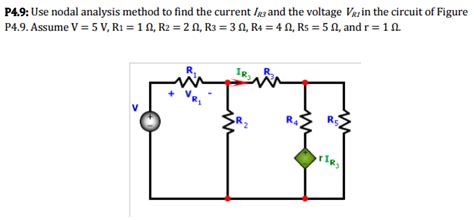 solved use nodal analysis method to find the current i a and