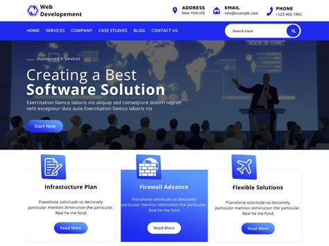 Web Development Company Wordpress Theme