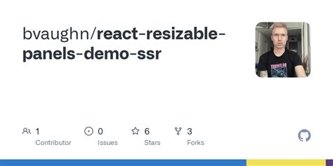 GitHub Bvaughn React Resizable Panels Demo Ssr