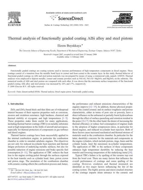 2008 Thermal Analysis Of Functionally Pdf Heat Transfer Thermal Insulation