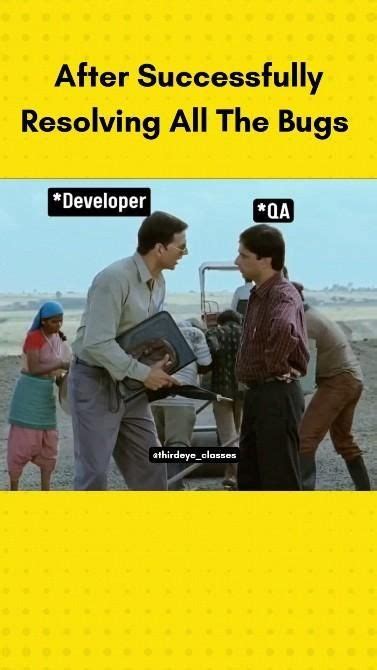 😅tester Vs Developer🤣 Programmer Humor Software Development Humor