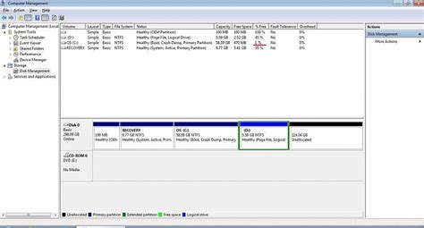 weird disk partitions and low space windows 7 forums