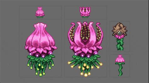 Plantera Reflourished Texture Pack для Террарии Terraria
