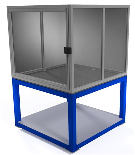 Robot Fixture Table Steel Base Enclosed Cobot Depot