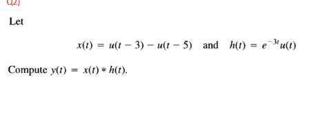 Solved Let X T U T Ult And H T E Chegg Com