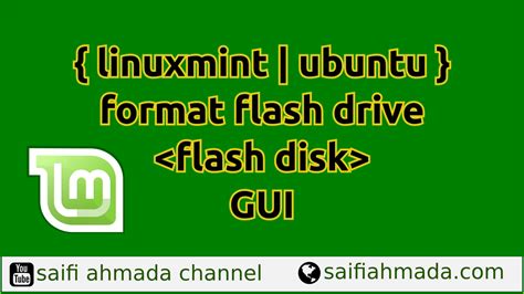 Linuxmint Format Flash Drive Java Php Laravel Linux Mysql Sql