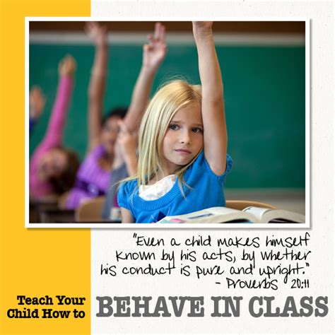 Lesson Title How To Behave In Class