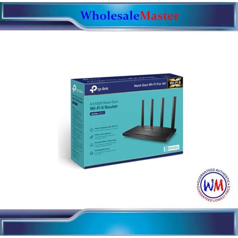 Tp Link Archer Ax Ax Wi Fi Router Shopee Philippines