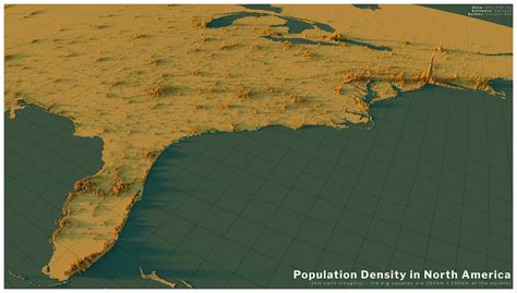 Detailed ‘spike Maps Show Worlds Population Clusters…