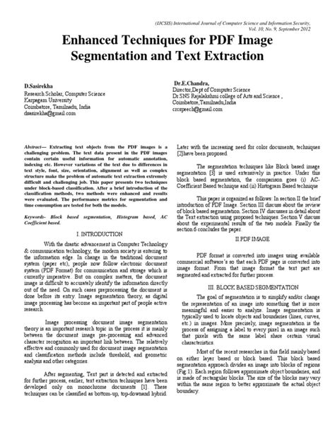 segmentation and text extraction pdf image segmentation computing