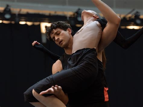 Royal Ballet And Opera Maxine Braham And Actors In Rehearsal For