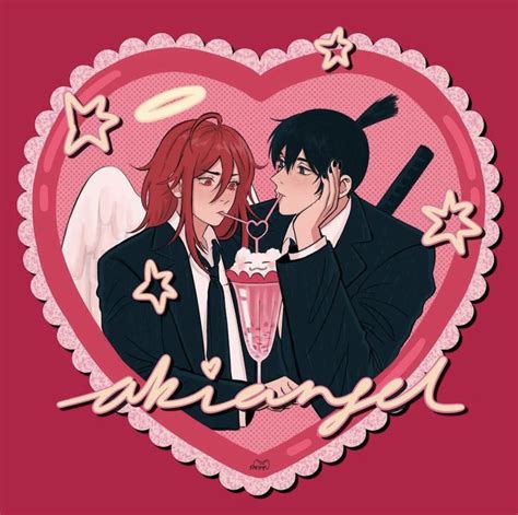 Aki X Angel Devil Personajes De Anime Ilustraciones Dibujos