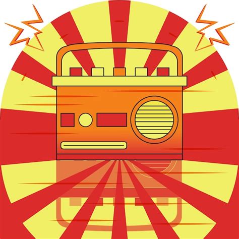 Premium Vector Radio Illustration