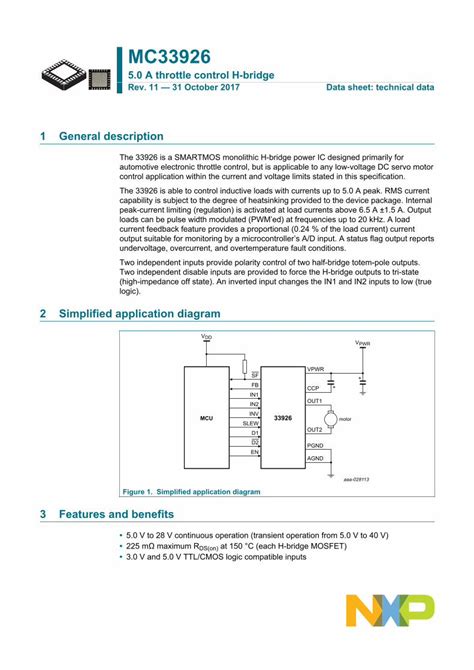 Pdf Mc33926 50 A Throttle Control H Bridge Data Sheet 50 A Throttle Control H Bridge Rev Pdf Mc33926 50 A Throttle Control H Bridge Data Sheet 50 A Throttle Control H Bridge Rev