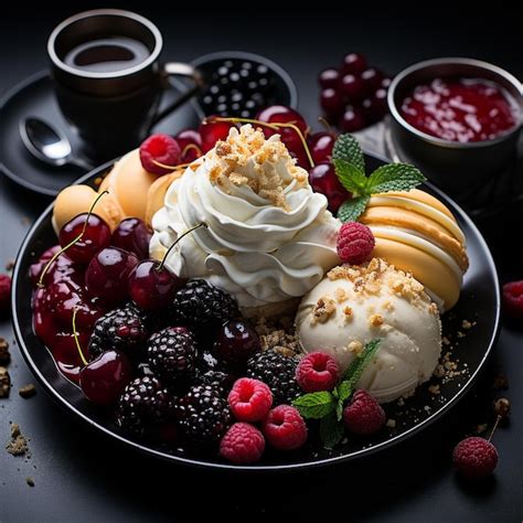 Premium Photo Flat Lay Delicious Dessert For New Year