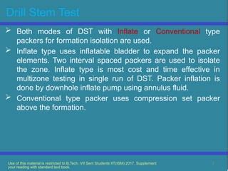 Well Test Analysis Drill Stem Testing Type Curve Pptx