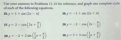 [answered] use your answers to problems 11 16 for reference and graph