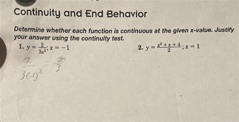 Solved Determine Whether Each Function Is Continuous At The