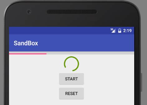 ProgressBar And Delayed Call Via Handler In Android En Proft Me