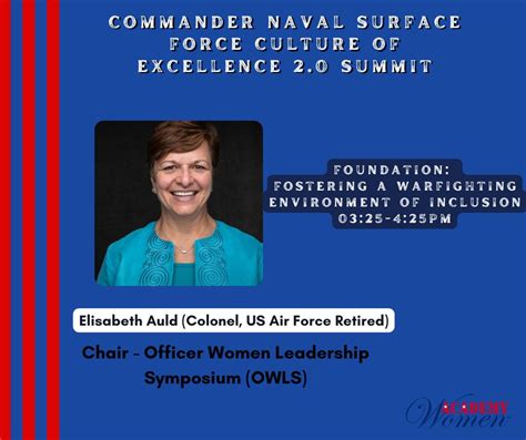 Academywomen On Linkedin Join Us In Celebrating Elisabeth Auld Usaf