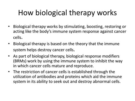 What Are The 4 Major Types Of Medical Biological Therapies At Amber