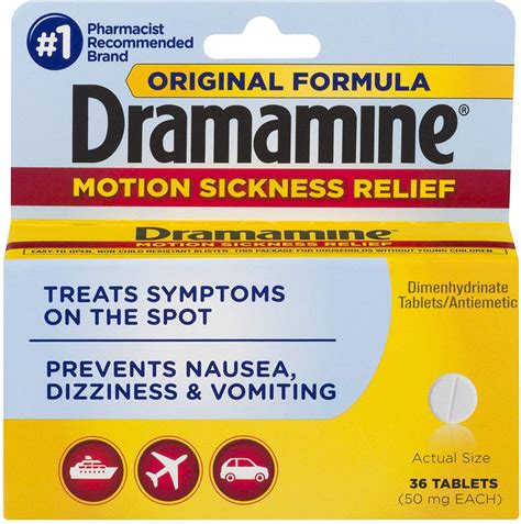 Dramamine Uk Motion Travel And Sickness Relief Tablets — Kingdom States