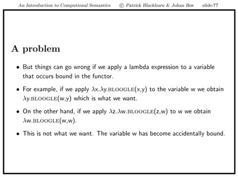 Chapter 2 Lambda Calculus Computational Semantics