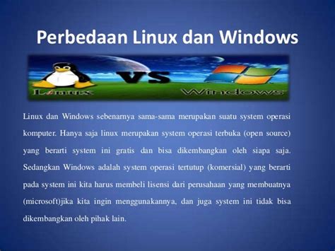 Perbedaan Sistem Operasi Windows Dan Linux Mana Yang Bagus Teziger Blog Riset