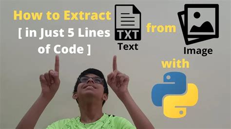 How To Extract Text From Image Using Tesseract With Python 5 Lines Of Code