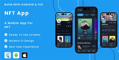 Nft App Flutter Mobile App Template Codemarket