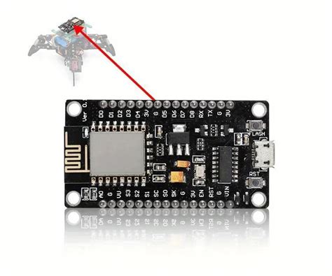 Smart Spider Robot With Esp8266 Wifi For Programming Project Electronic Profesional Robotics Kit