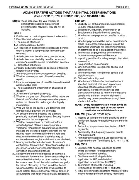 Form Ssa 561 U2 Fill Out Sign Online And Download Fillable Pdf Templateroller