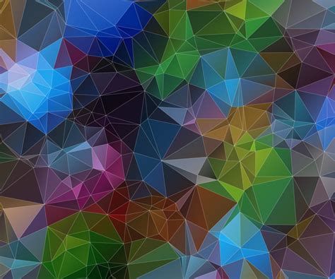 Complicated Polygon Geometric Background Vector 05 Free Download