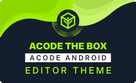 Github Whodaffplugin Acodethebox Editor Theme For Acode Reference