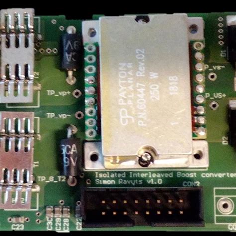 Circuit Topology Of The Isolated Interleaved Boost Converter Download Scientific Diagram