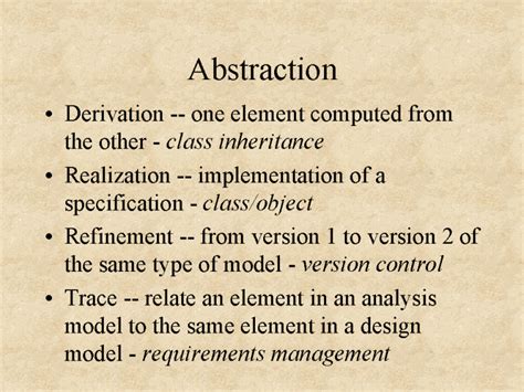 Abstraction